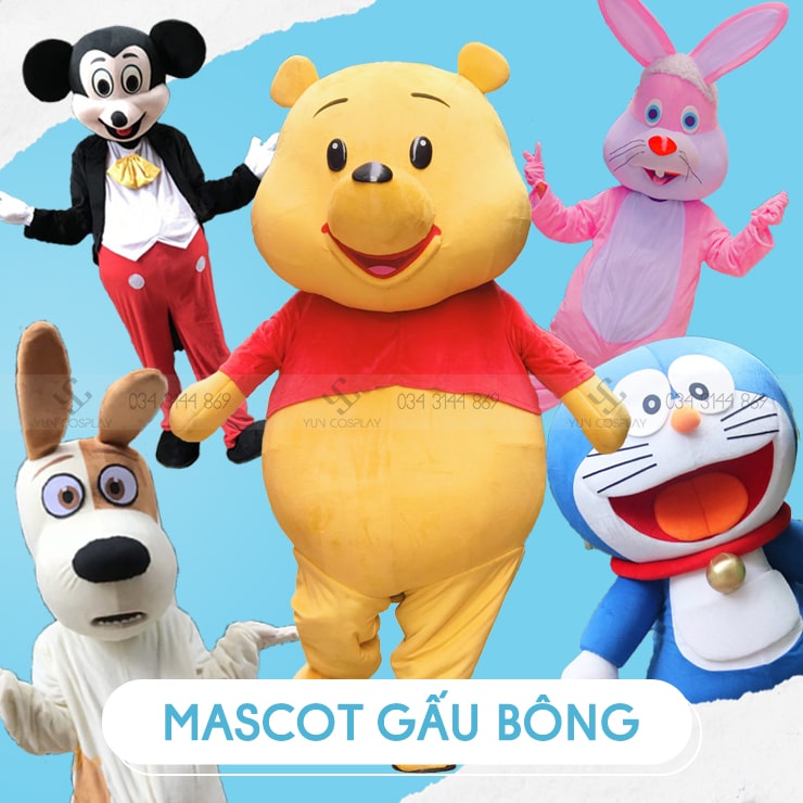 Những mẫu mascot đẹp giá rẻ số 1 tại Hà Nội