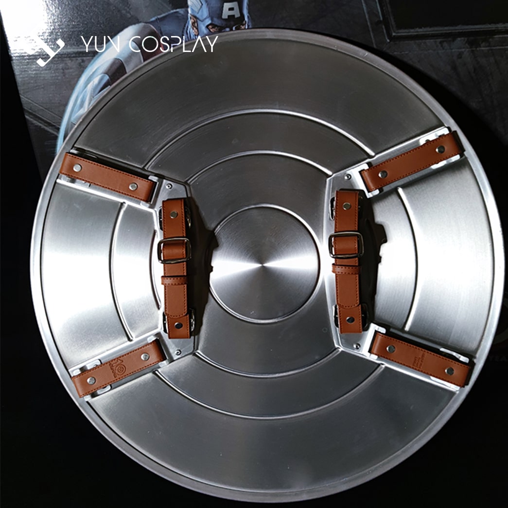 Khiên Captain America 1:1 kim loại sắt nguyên khối