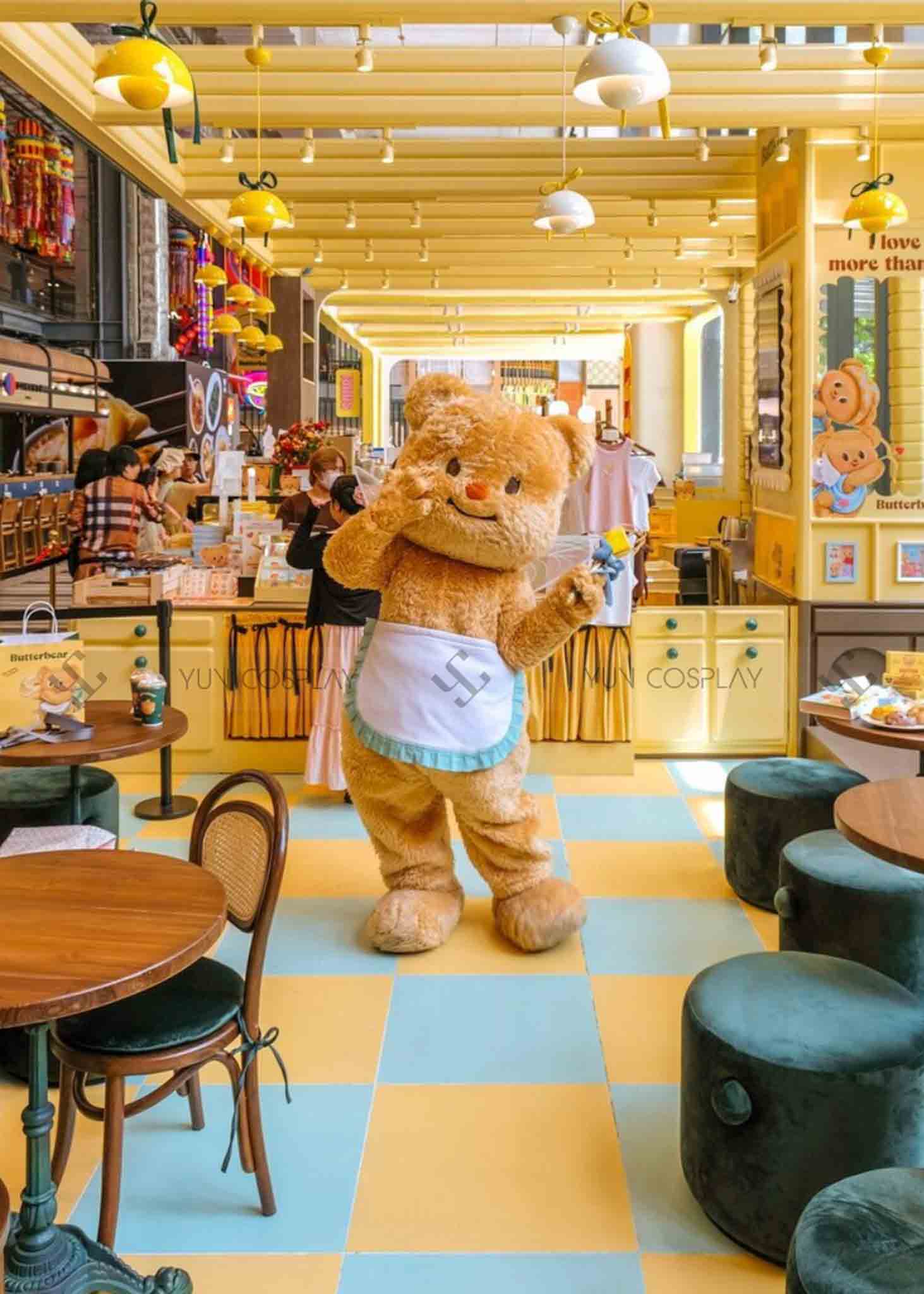 Mascot gấu bơ butter bear