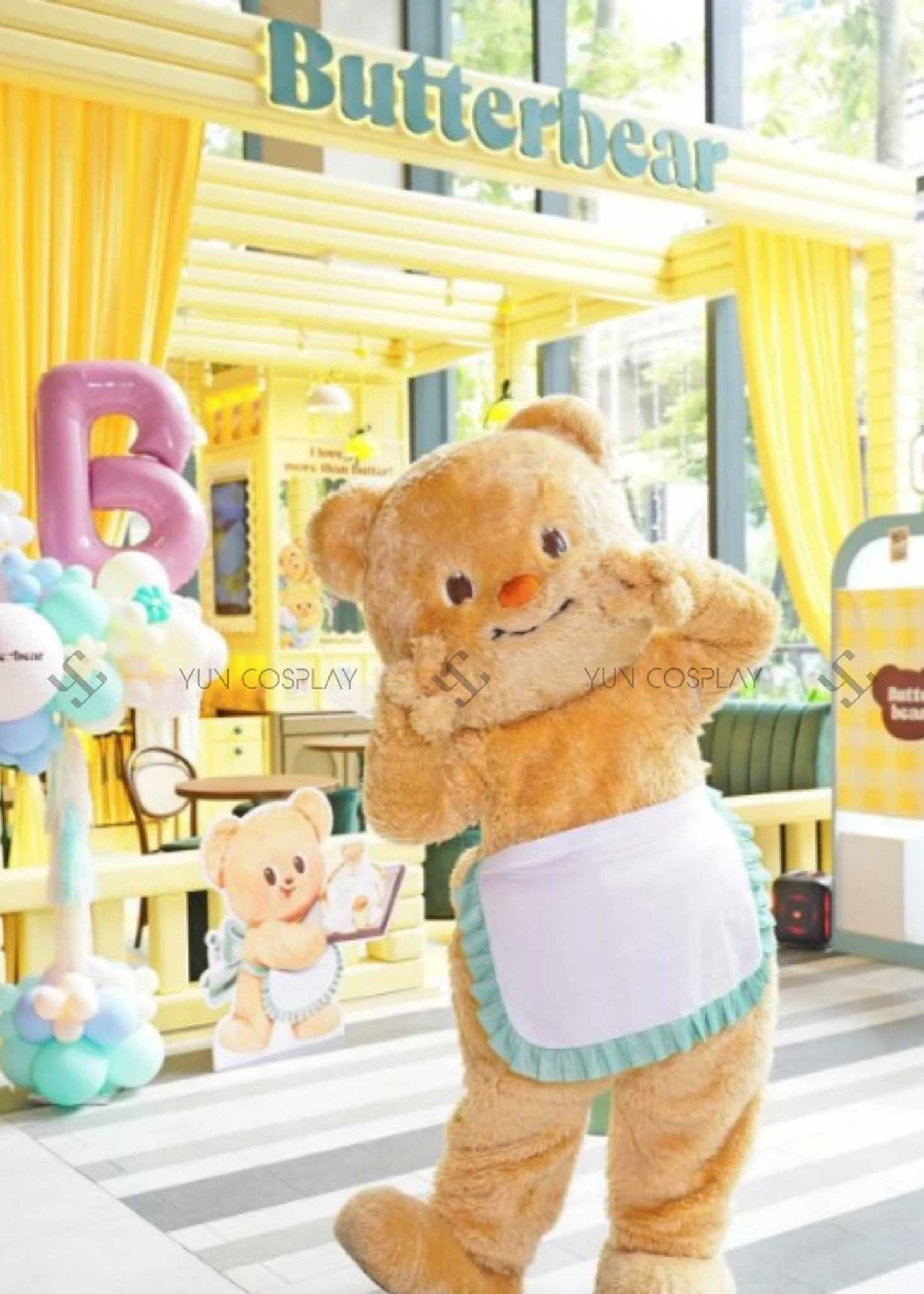Mascot gấu bơ butter bear
